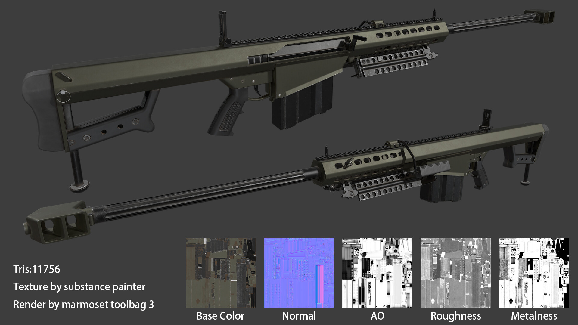 ArtStation - Barrett M107