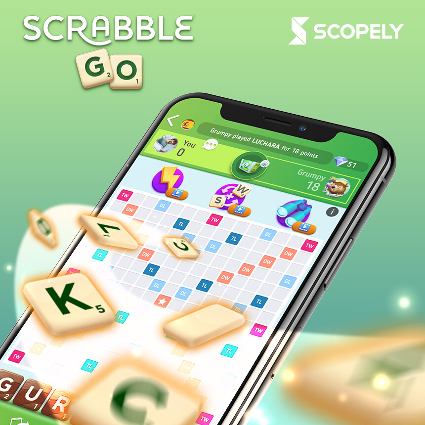 ArtStation - Scrabble GO - Animated Features