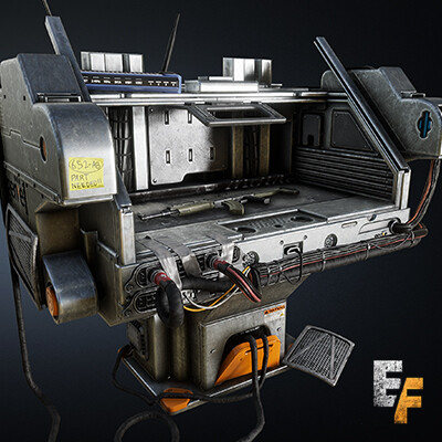 ArtStation - 3D Weapons Printer and Perk Stations - Earthfall