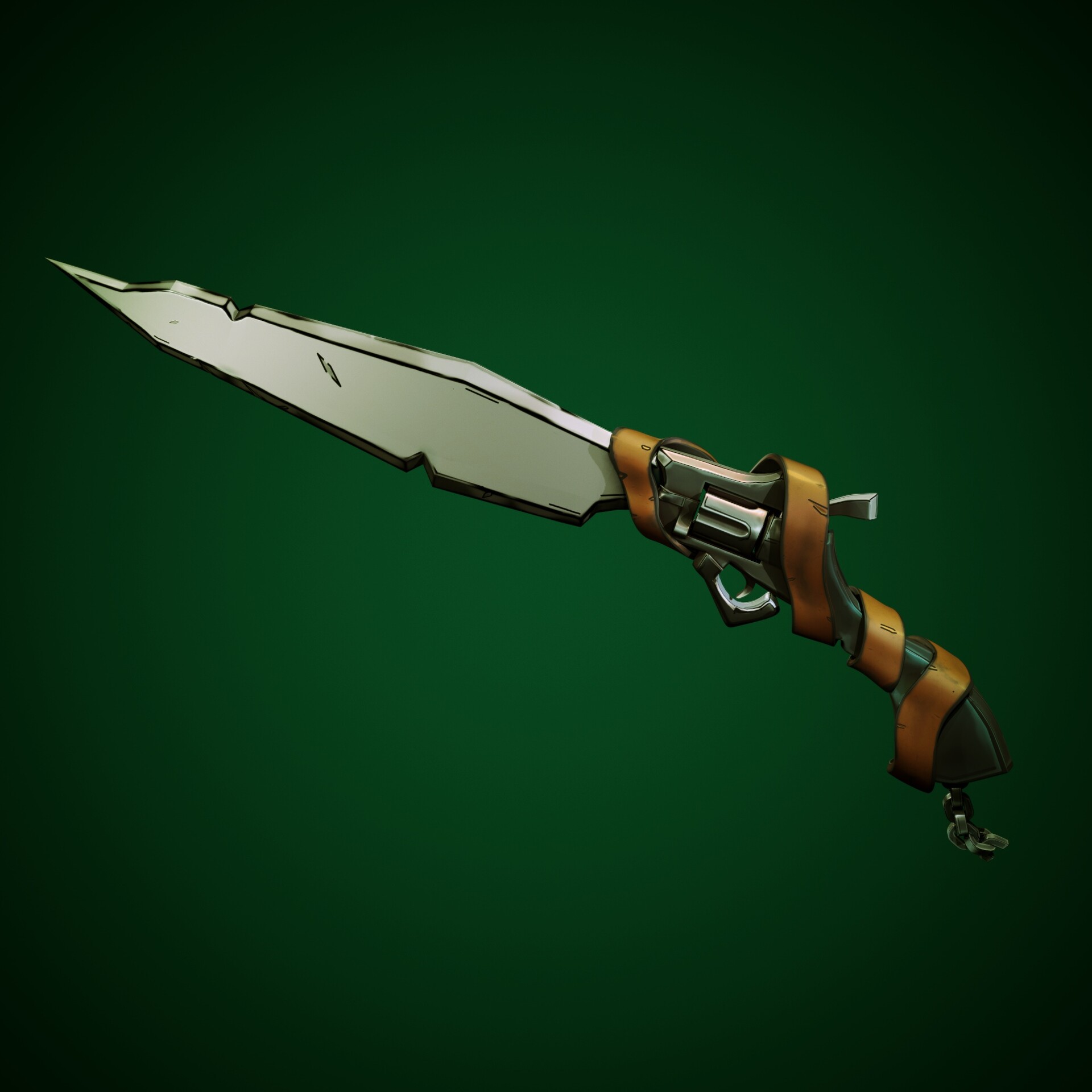 ArtStation - Stylized Gunblade
