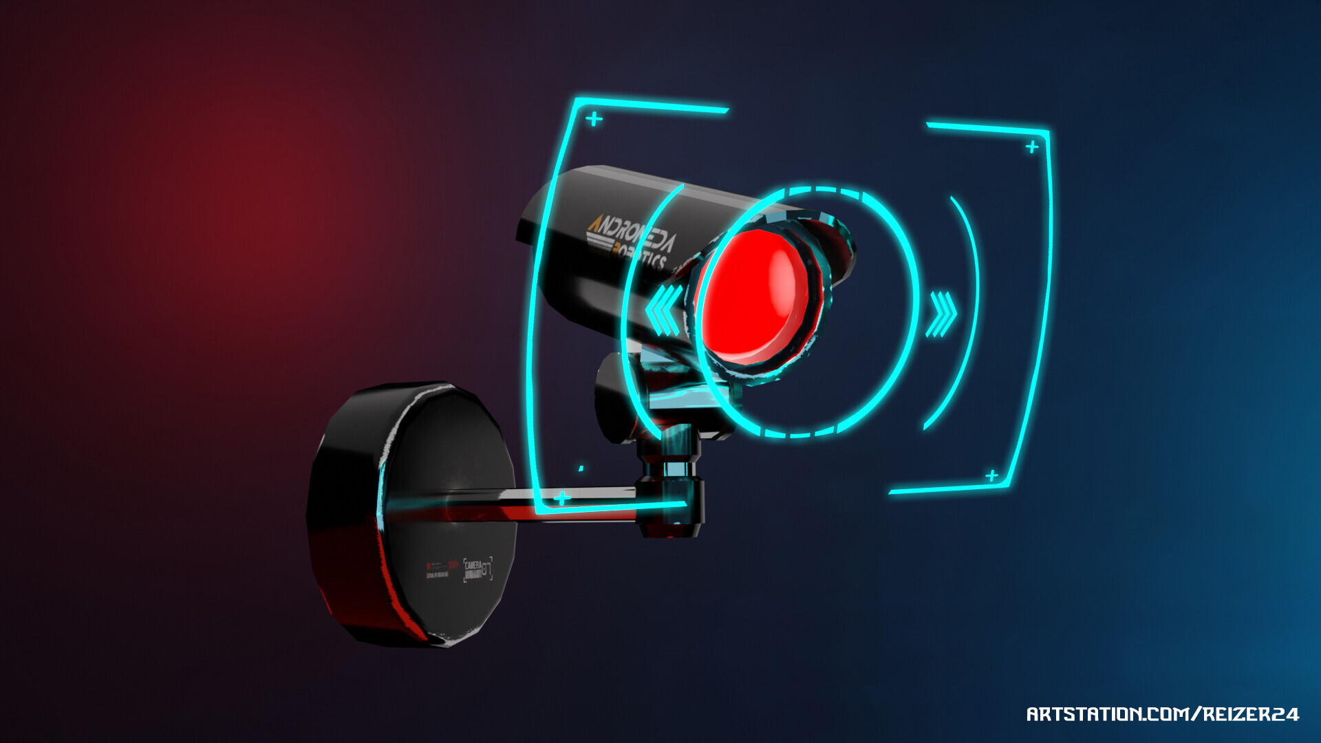 ArtStation - Sci-fi Surveillance Camera