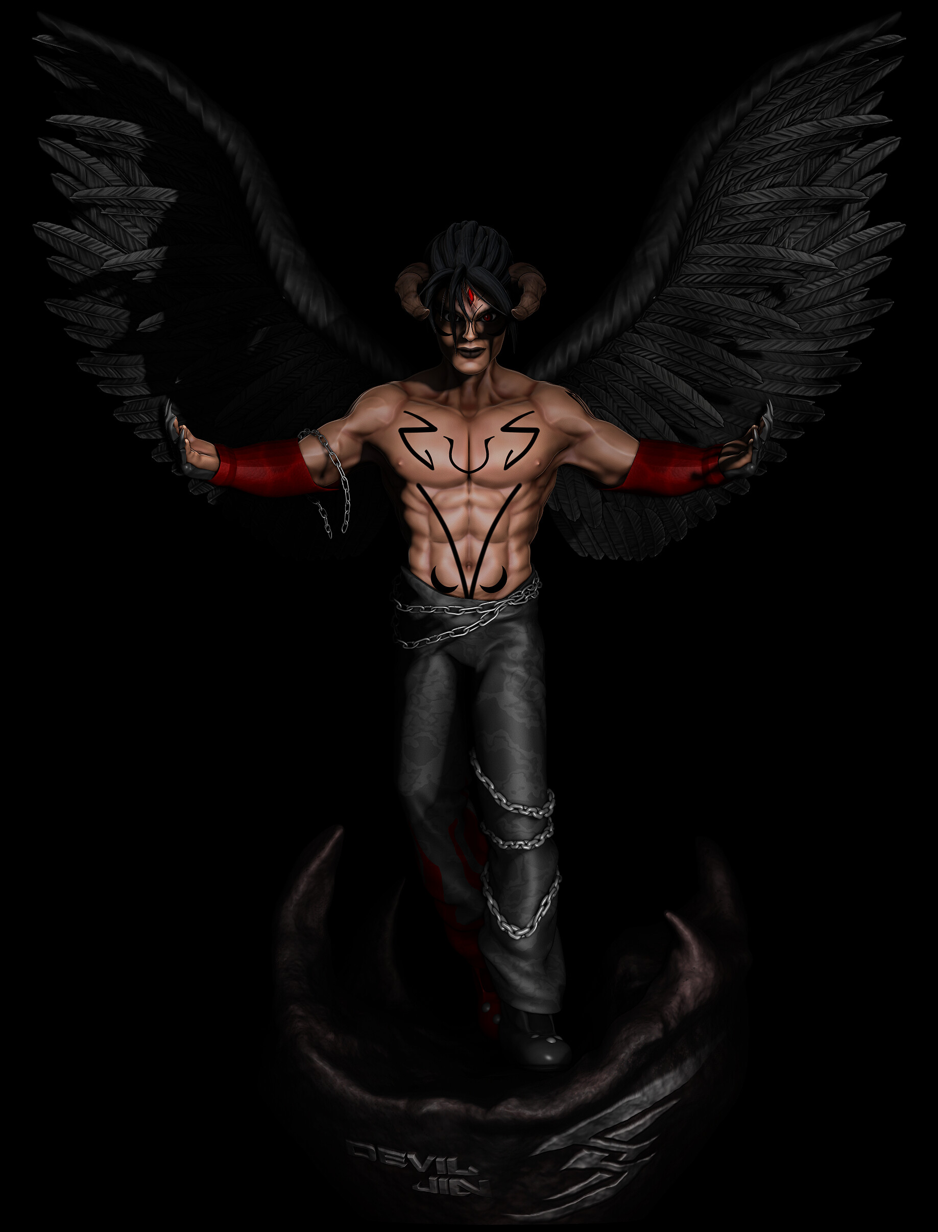 ArtStation - Devil Jin #Tekken
