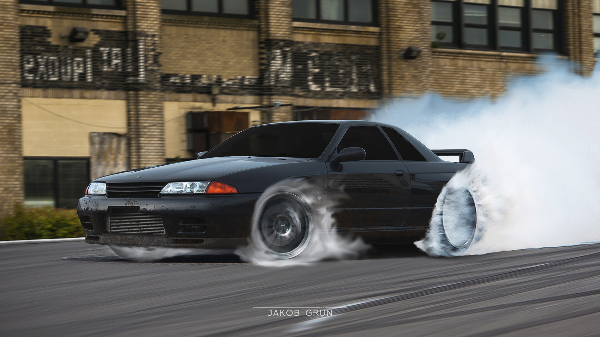 ArtStation - Nissan GT-R R32 Virtual Tuning