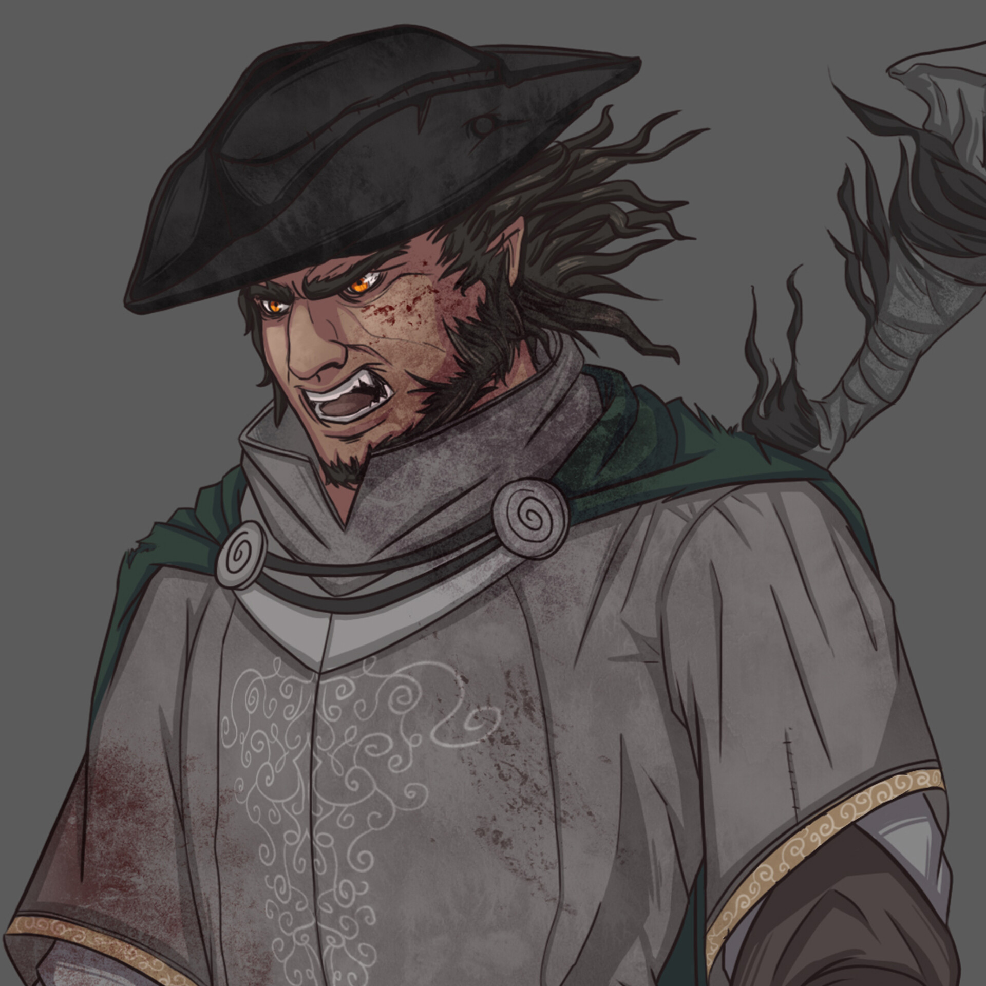 ArtStation - D&D Commission Bloodborne theme