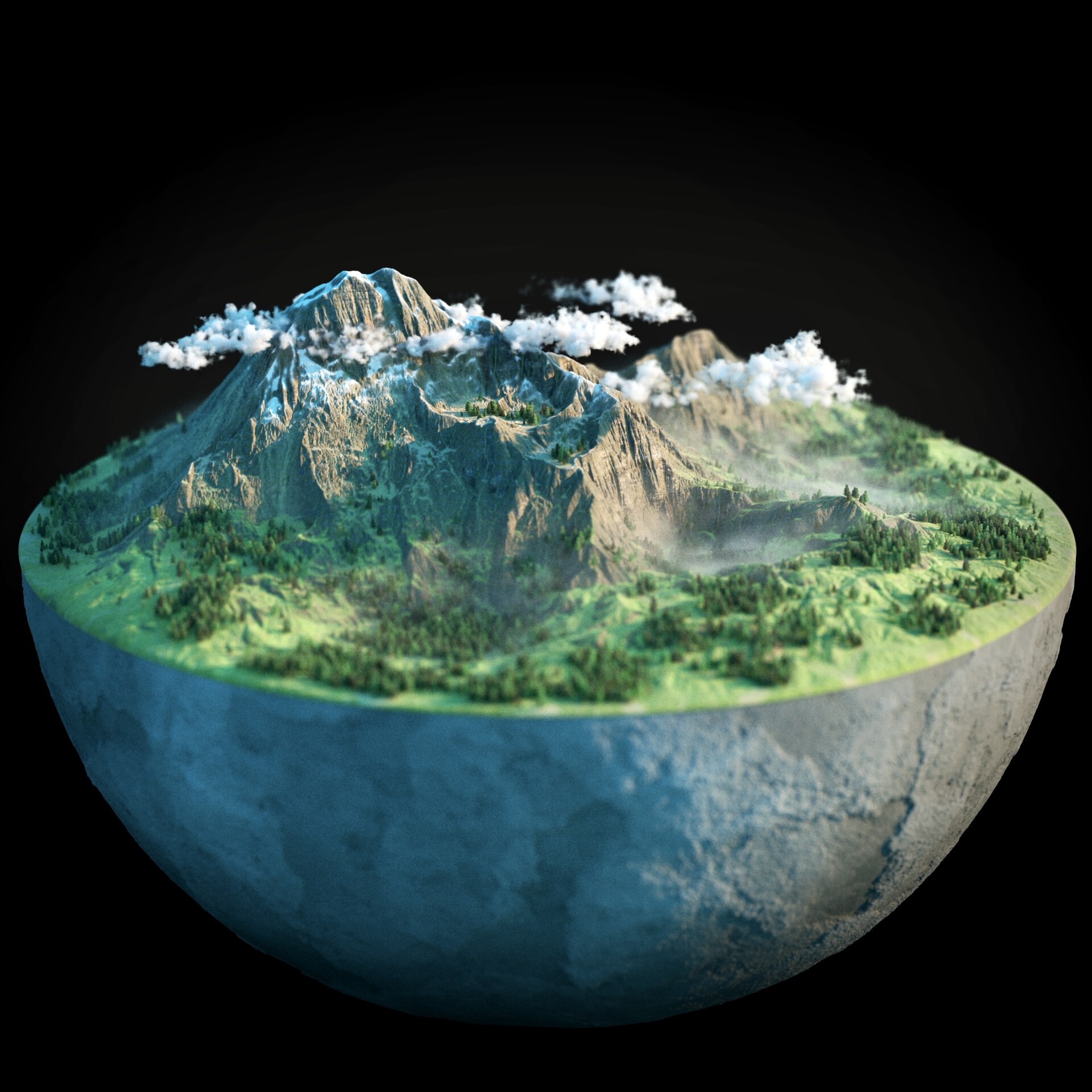 ArtStation - Landscape Geode