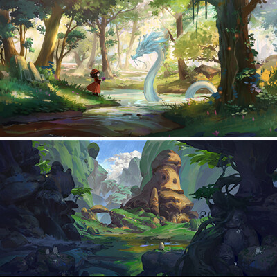 ArtStation - Cartoon environment concept
