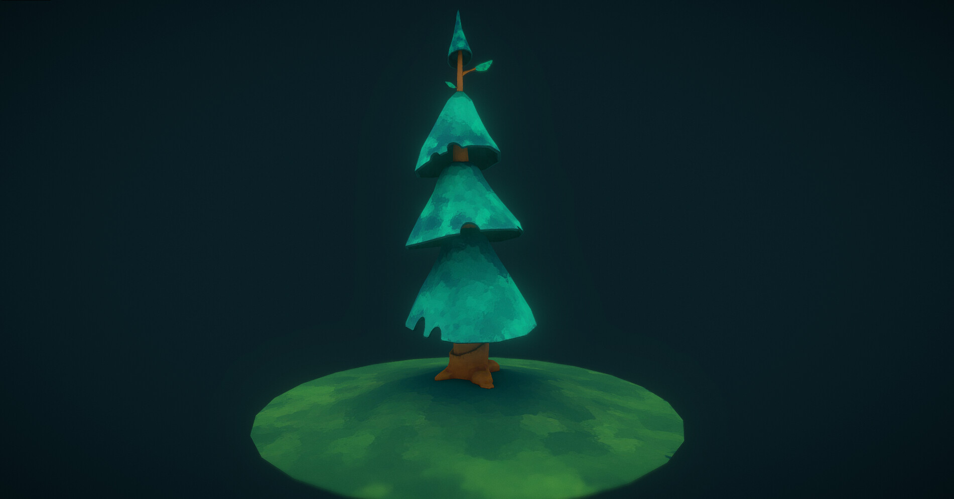 ArtStation - A twilight tree.