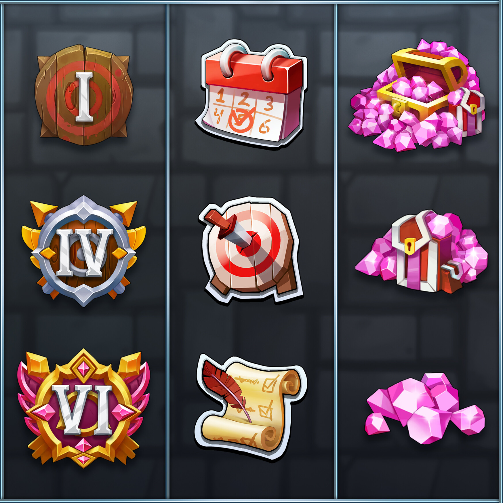 ArtStation - Hunter: other icons