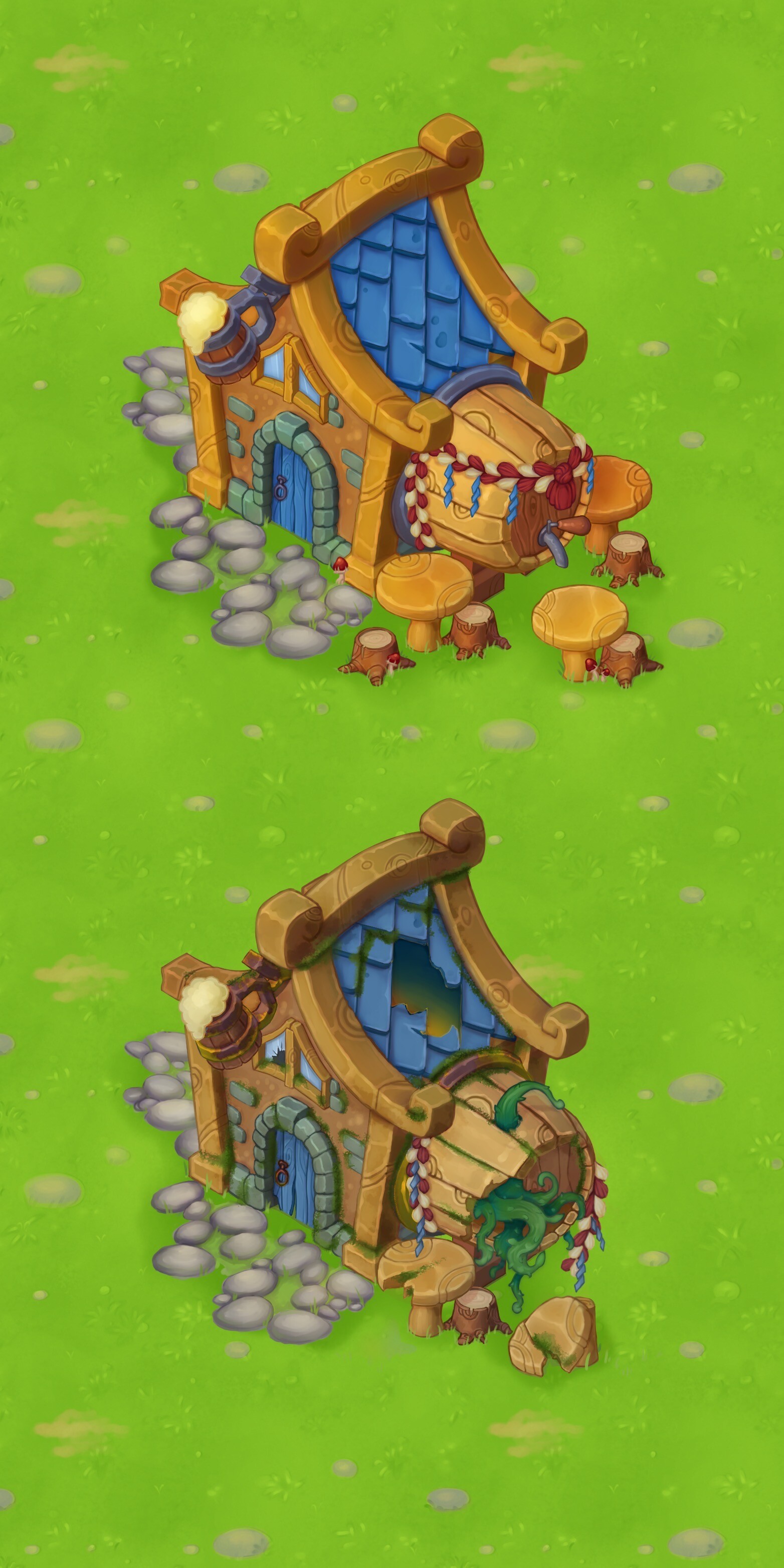 ArtStation - Various buildings