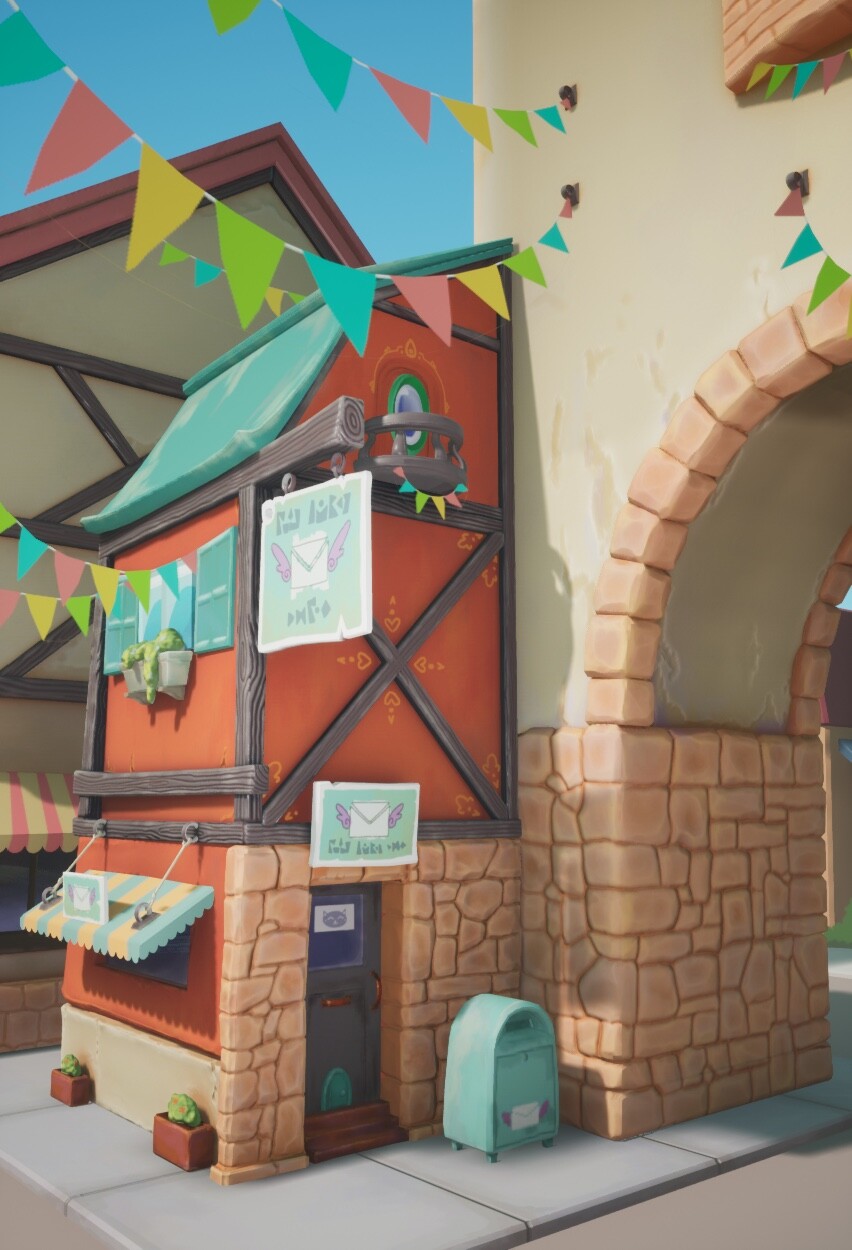 ArtStation - 3D Post Office Scene