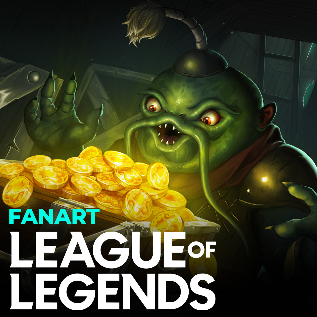 ArtStation - Trapping the Merchant - League of Legends fanart