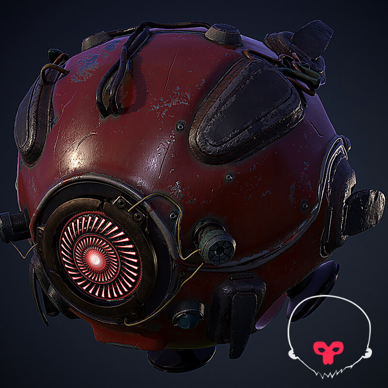 ArtStation - Sentinel Bot - Adokas' Environment Asset