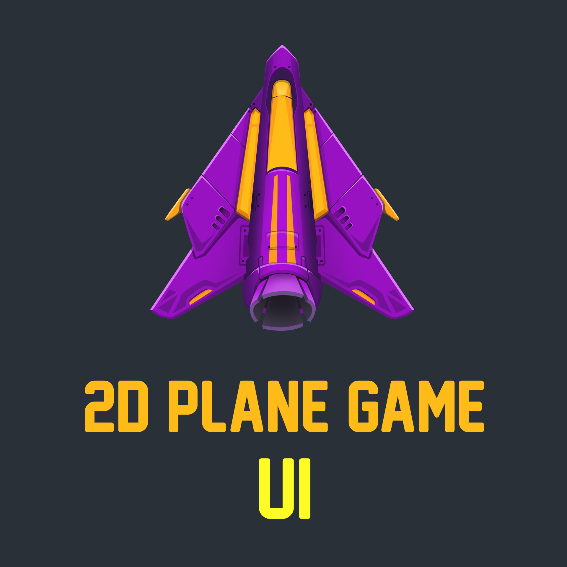 ArtStation - 2D Plane Game UI