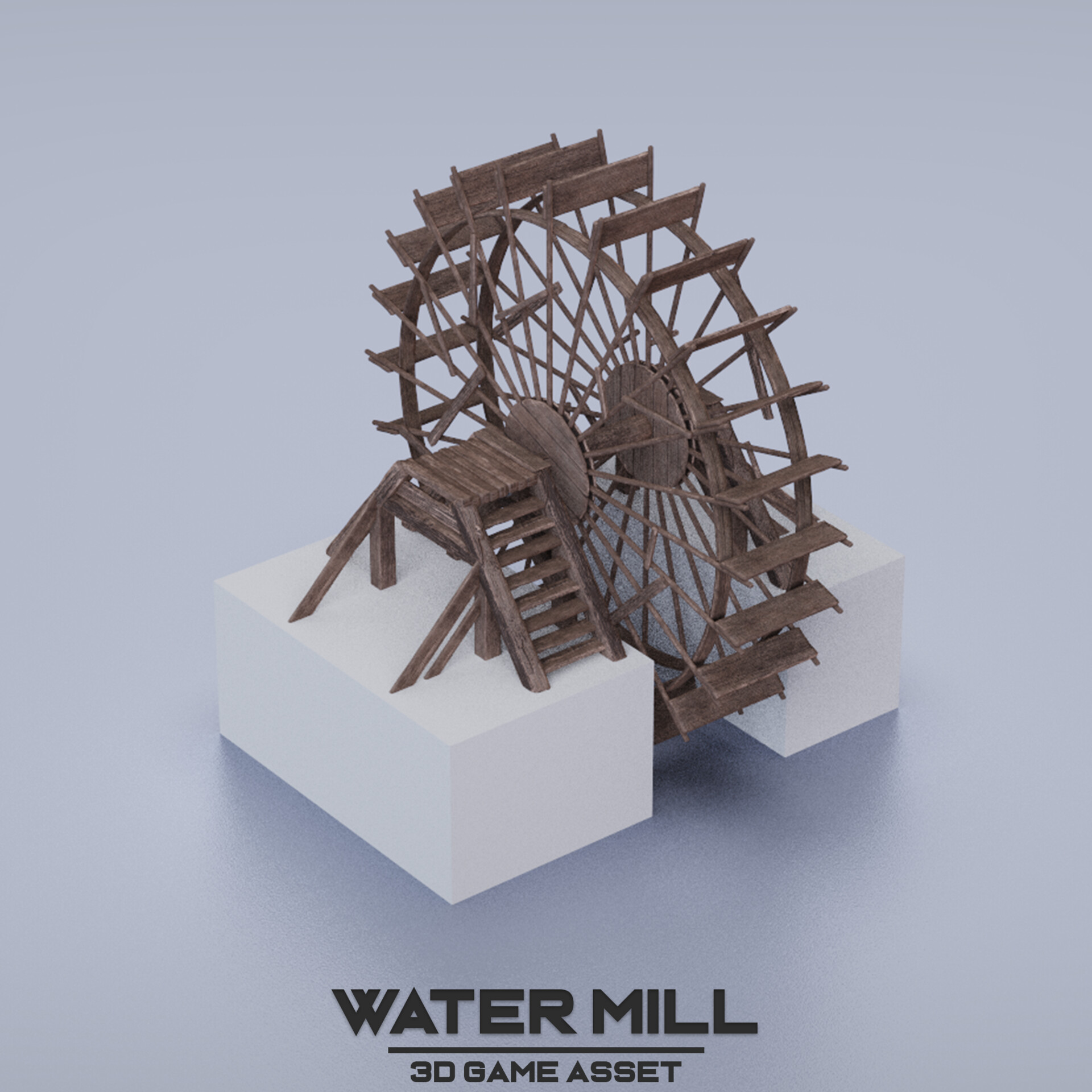 ArtStation - Medieval Water Mill