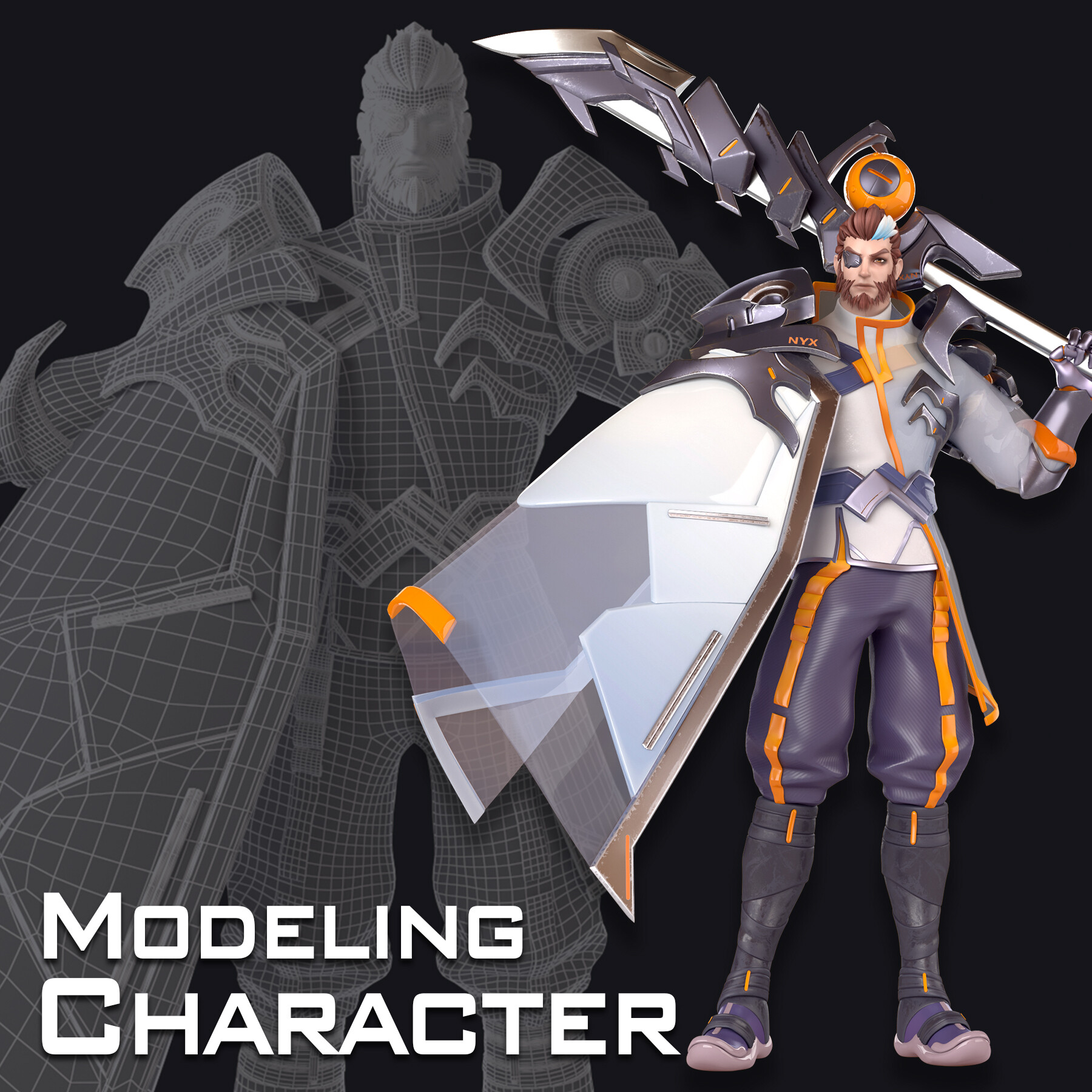 ArtStation - Modeling Character Highpoly