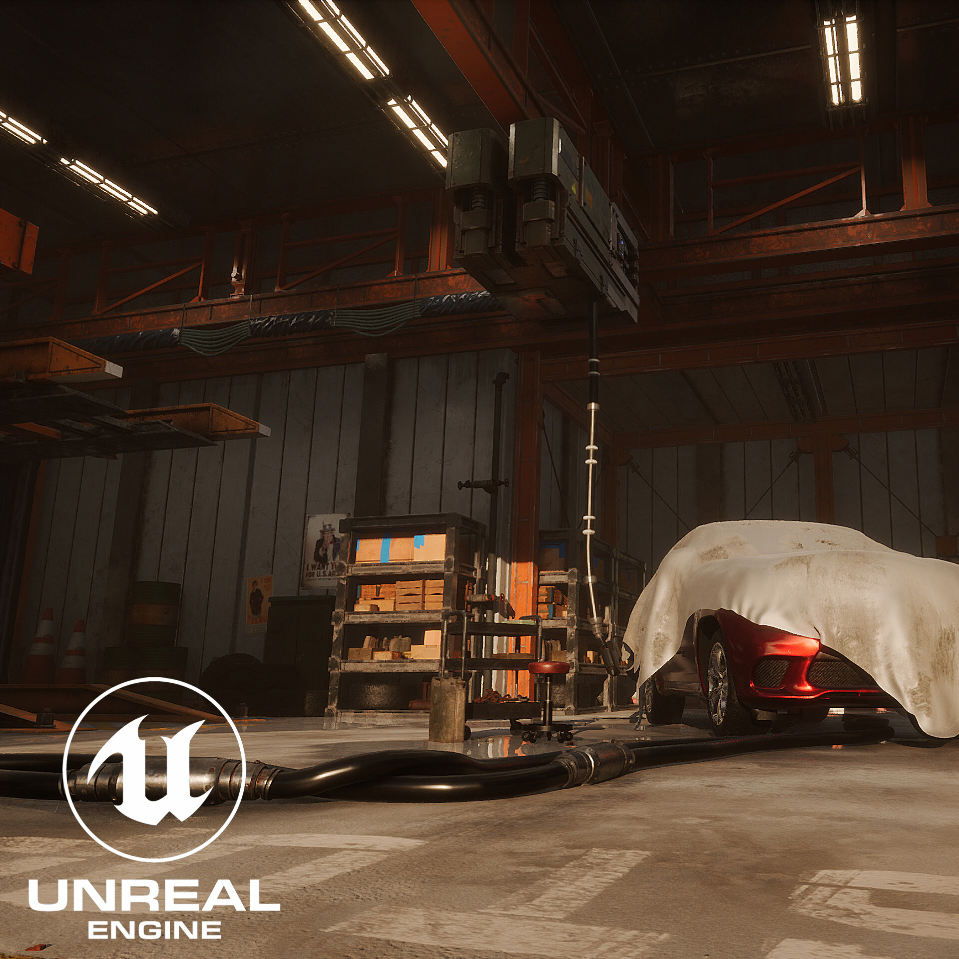 ArtStation - Garage-Unreal Engine 4