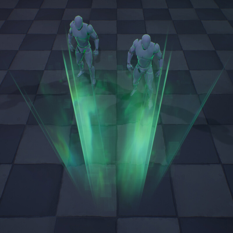 ArtStation - Tech Healing Cone - Real Time VFX