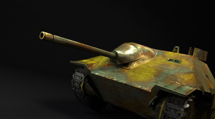 ArtStation - Hetzer Tank Destroyer