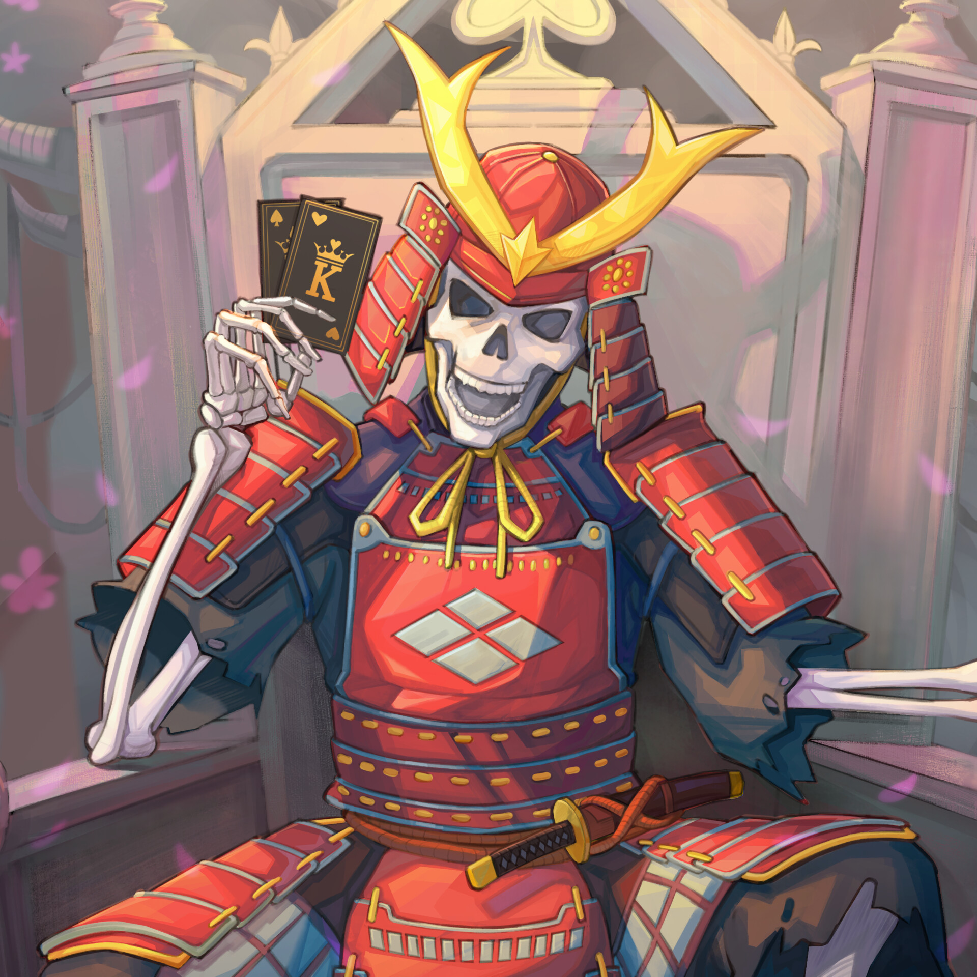 ArtStation - Skull Samurai