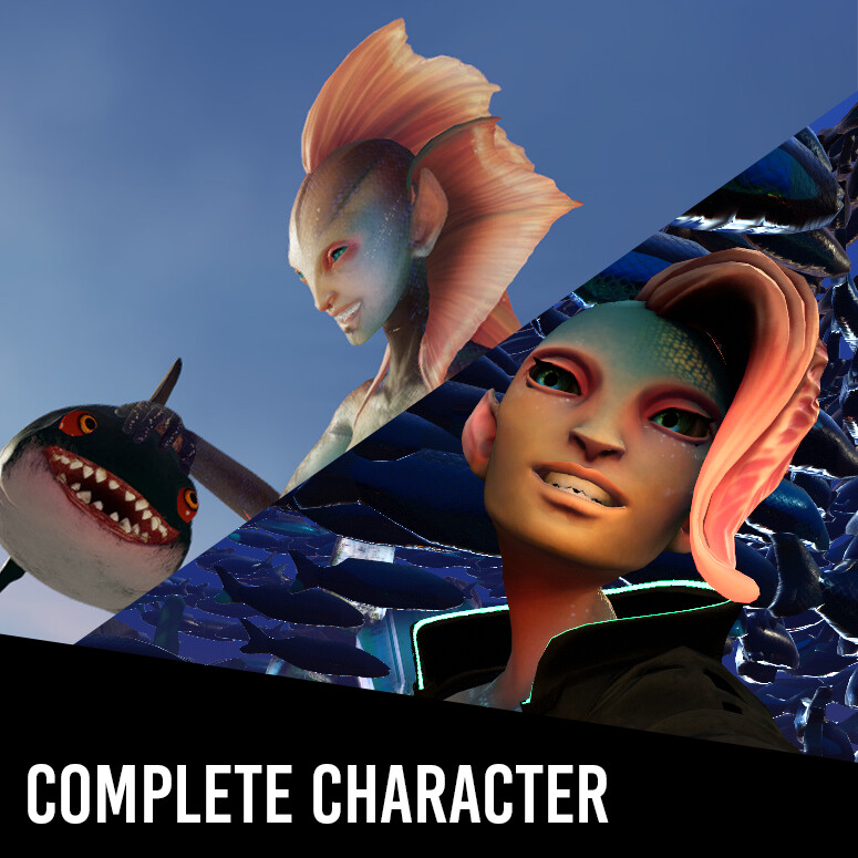 ArtStation - Fish Person