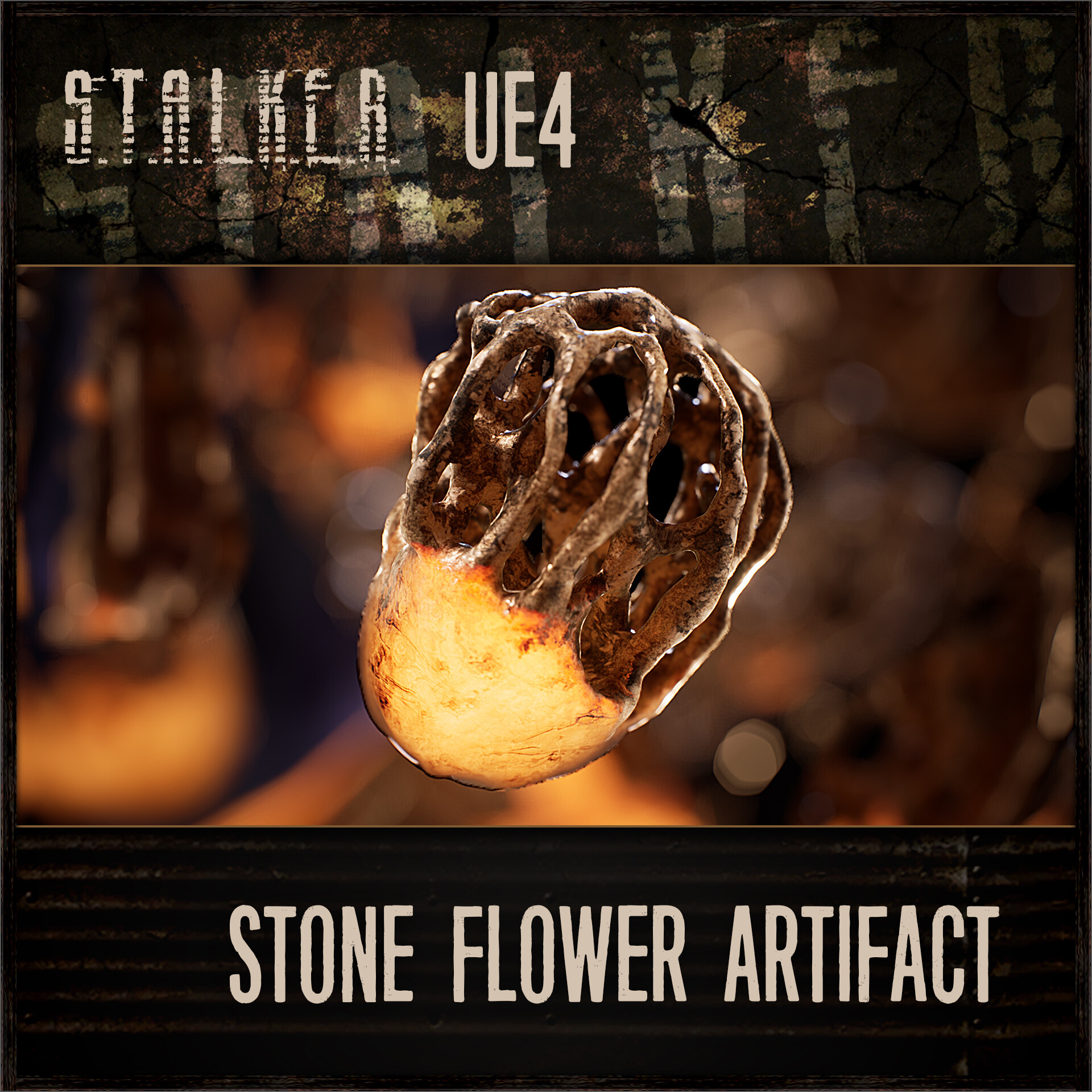 ArtStation - S.T.A.L.K.E.R. UE4 - Assets - Artifacts - Stone Flower