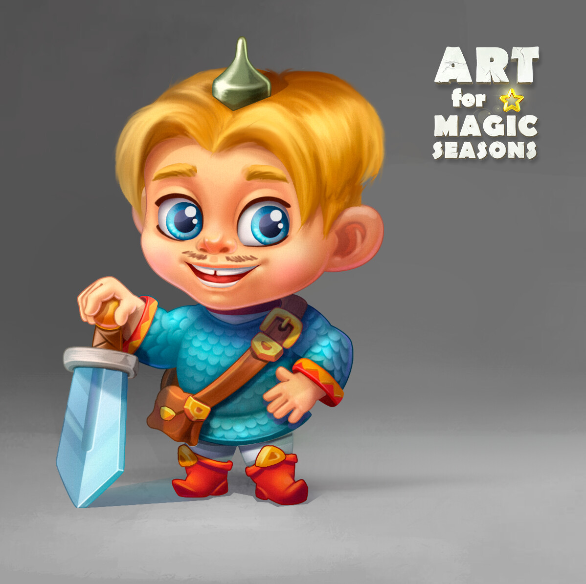 ArtStation - Character design for "Magic seasons"