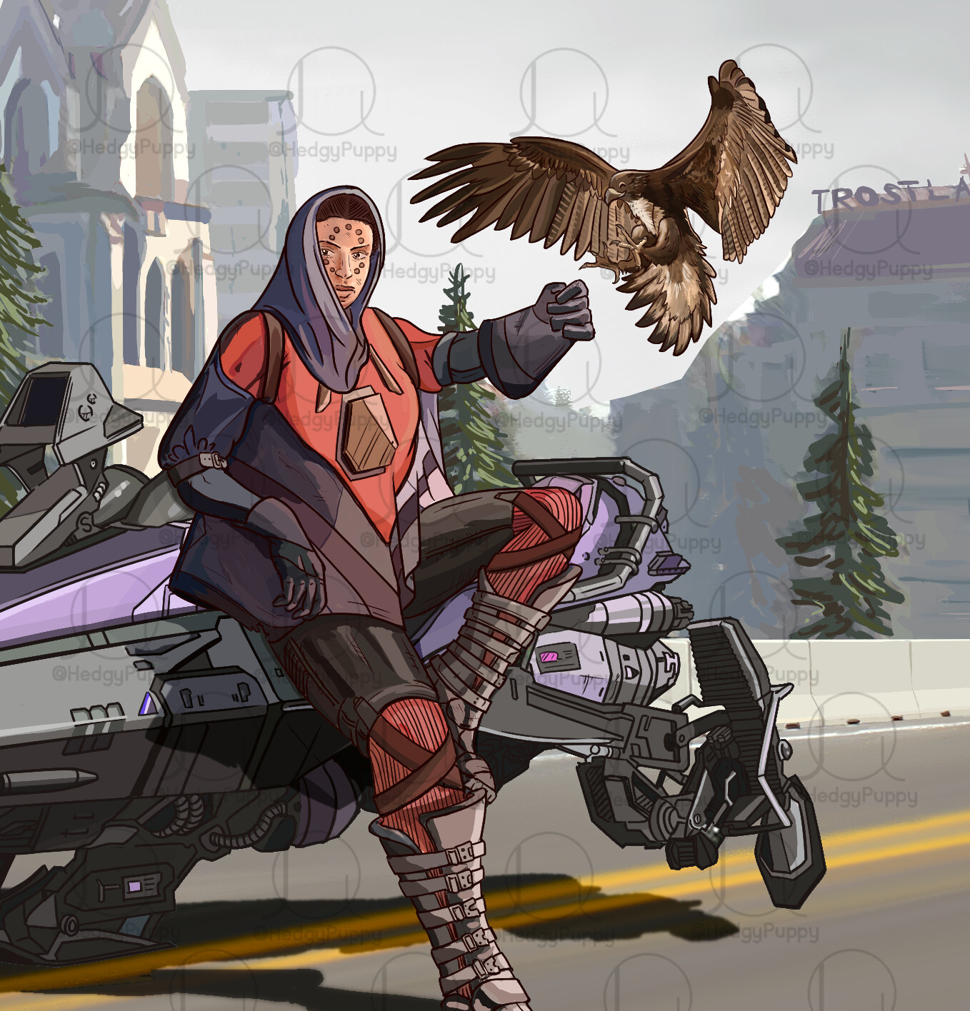 ArtStation - Need a ride, guardian?