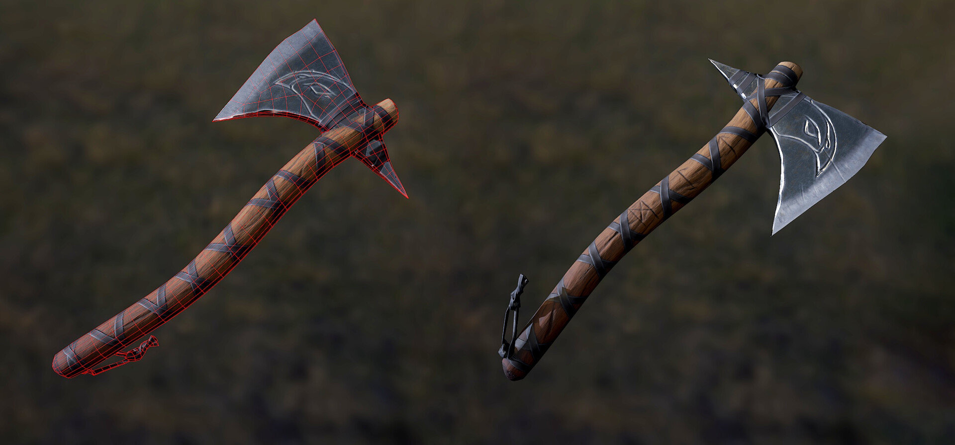 ArtStation - Hawkeye battle axe