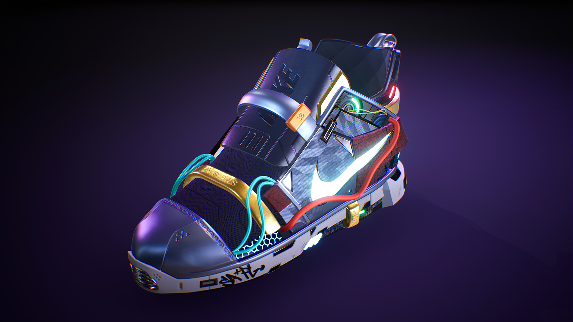 ArtStation - Nike Air Valerius (Cyber Nike)