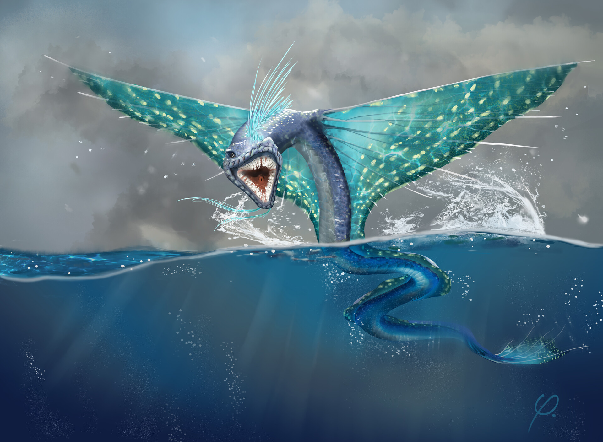ArtStation - Sea Serpent