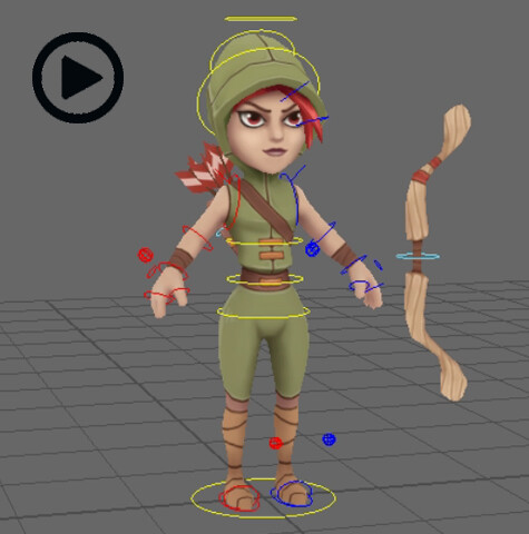 ArtStation - Archer Rig