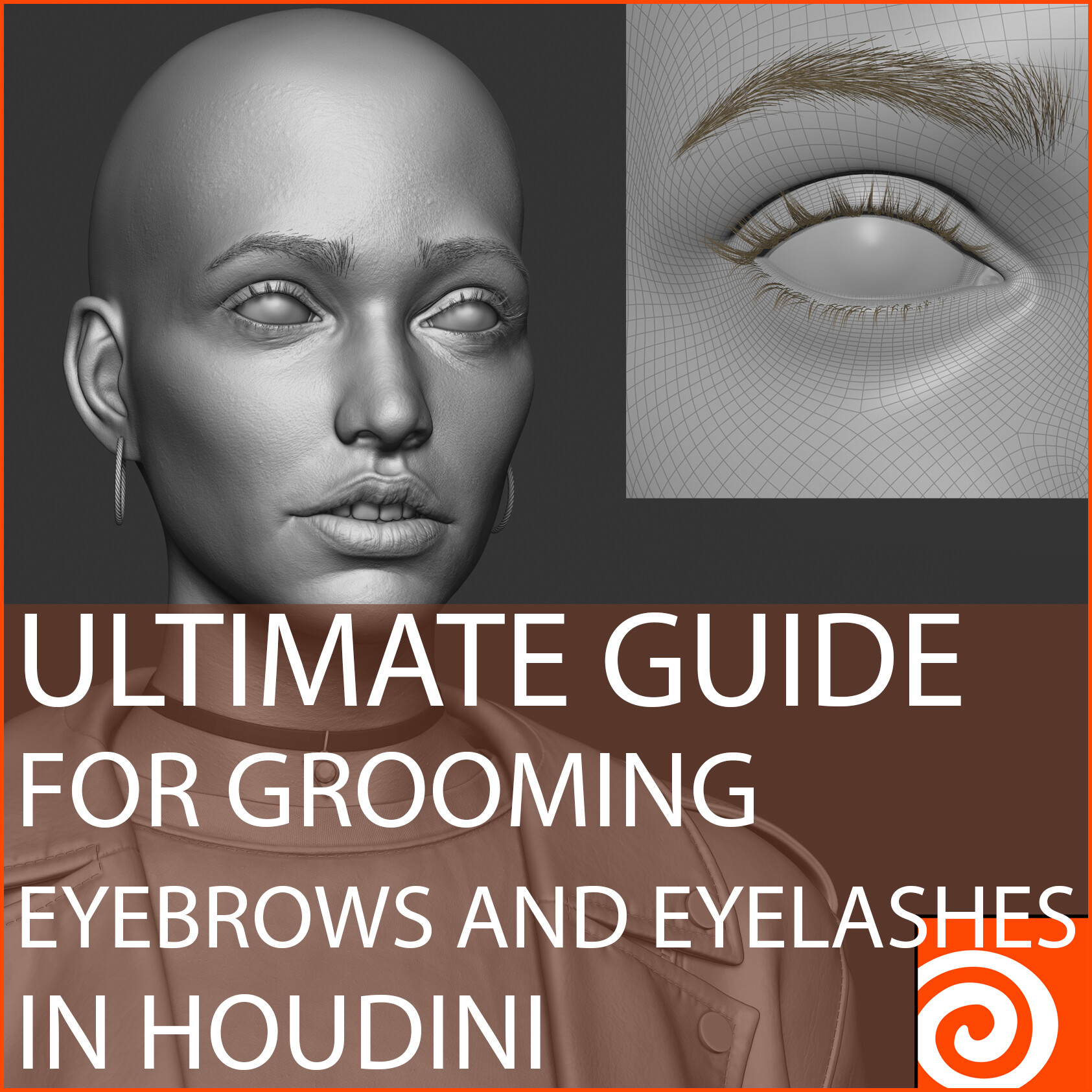 ArtStation - Ultimate Guide for Grooming eyebrows and eyelashes in Houdini