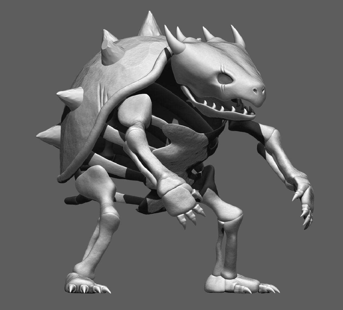 ArtStation - Bowser Skeleton