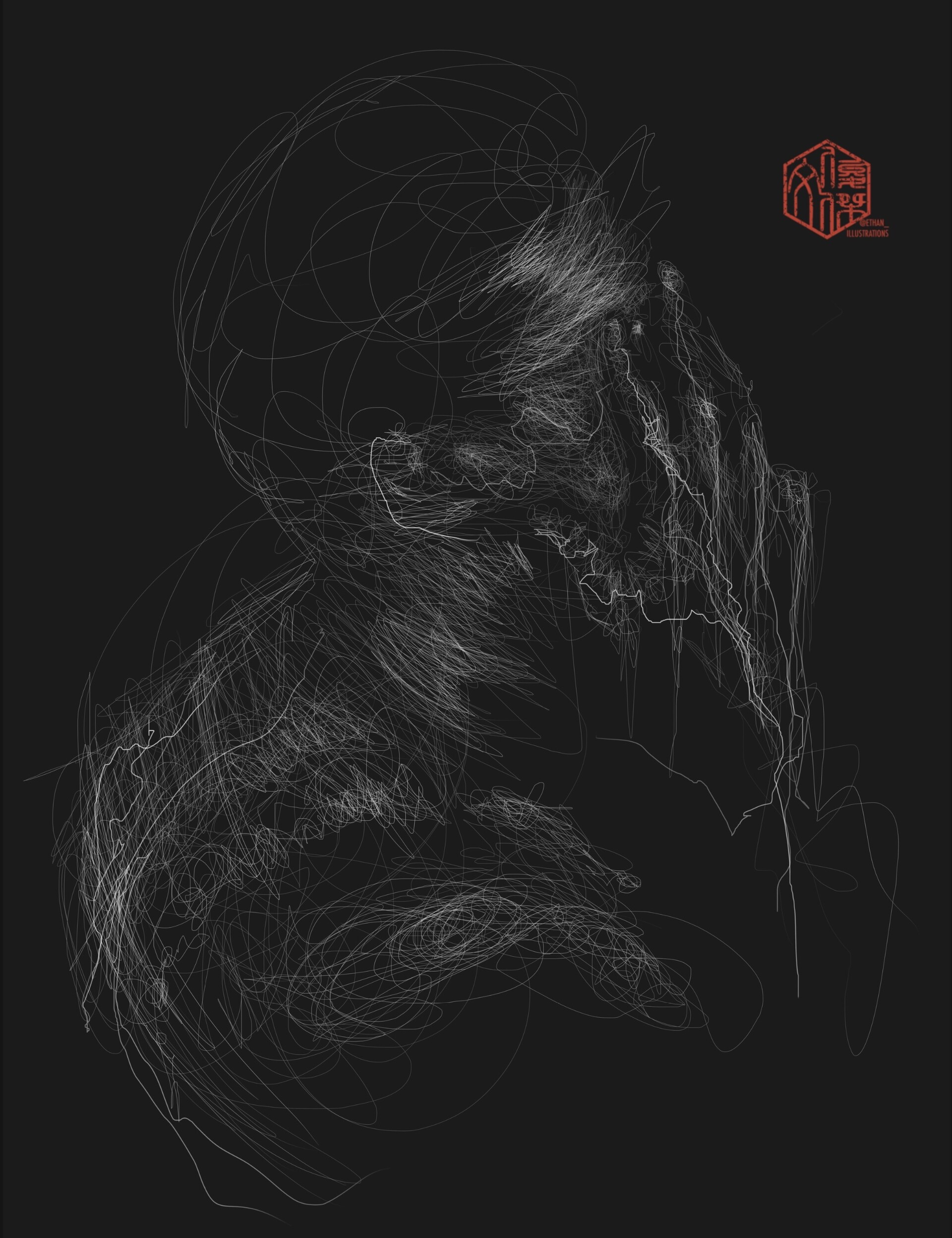 ArtStation - Timid lines - Ethan_illustions