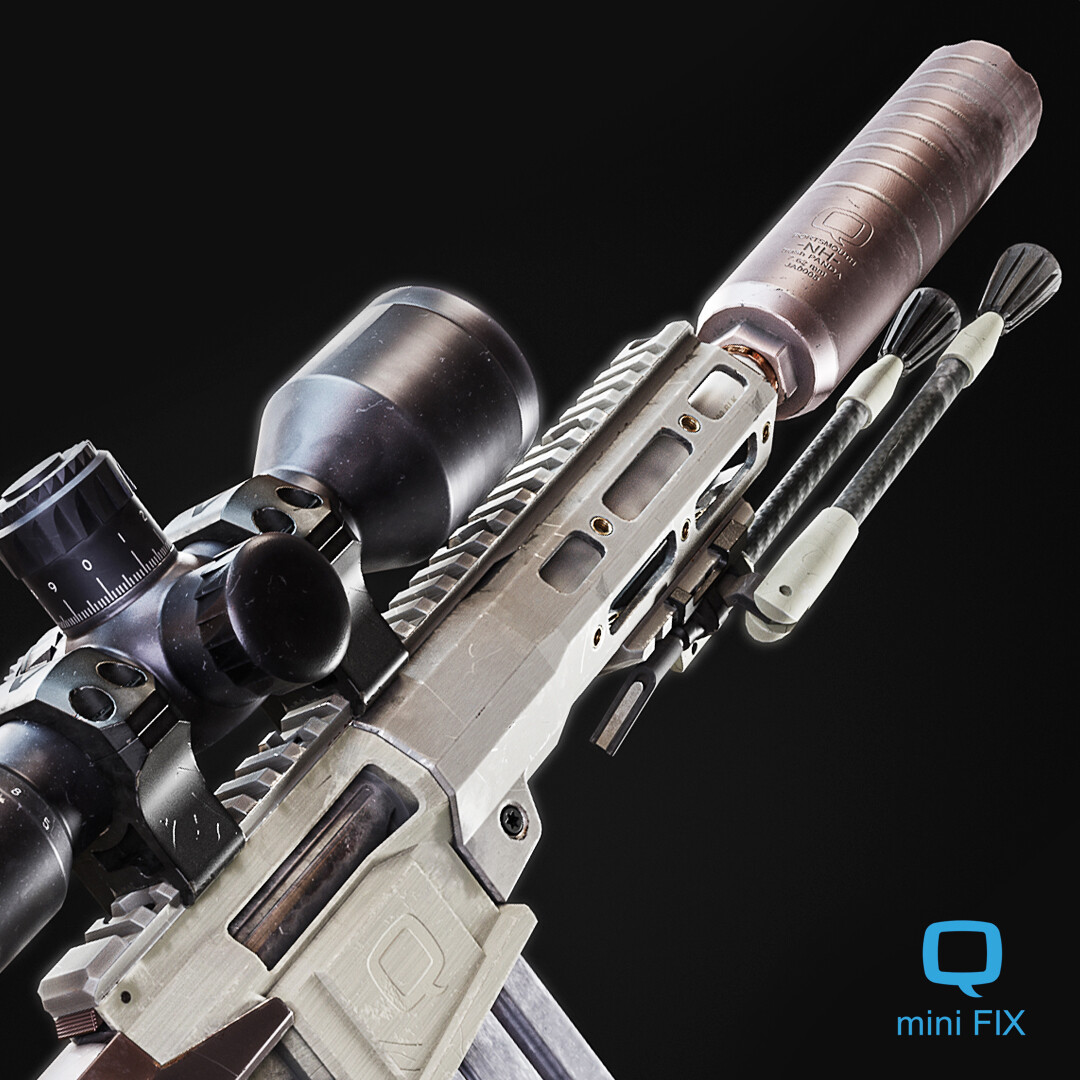 ArtStation - Q mini FIX Bolt Action Rifle