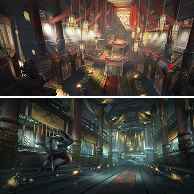 ArtStation - Concept of indoor environment