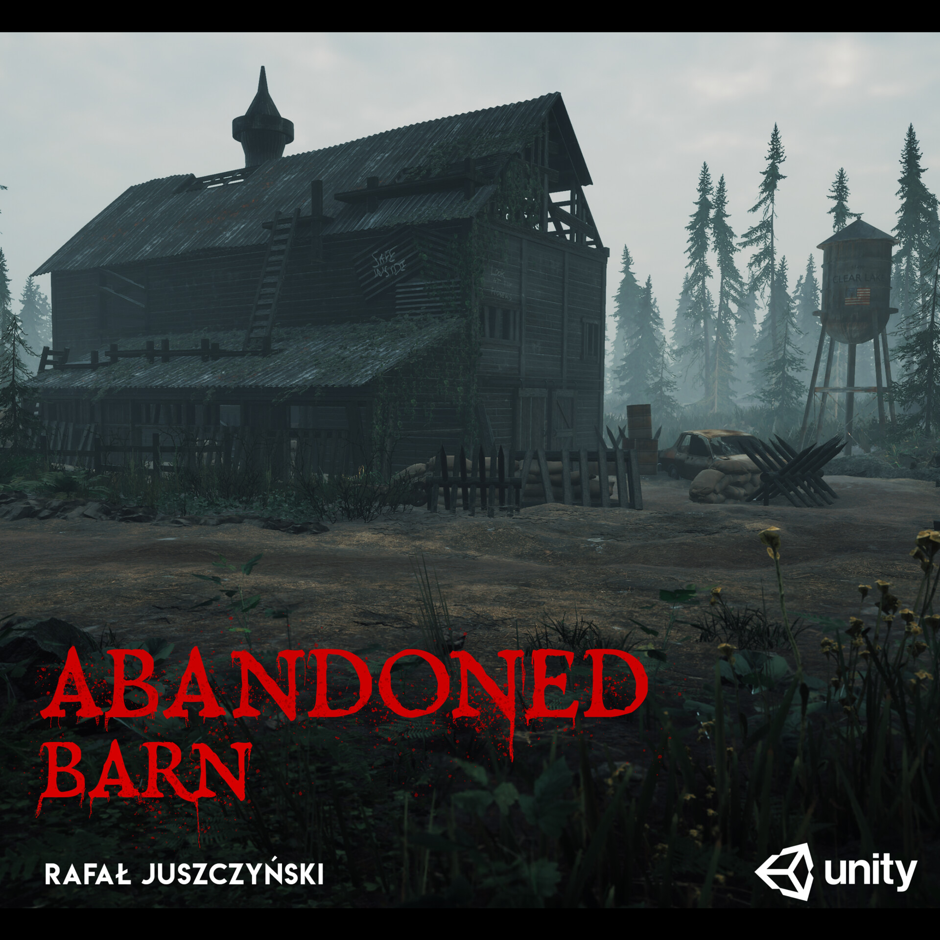 ArtStation - Abandoned barn - Blender / Unity HDRP Enviroment