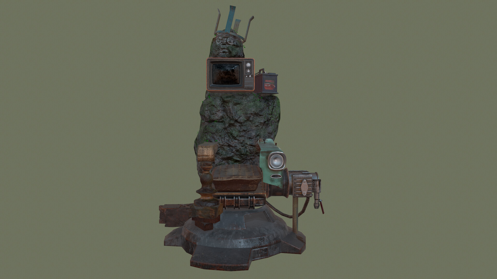 ArtStation - Scrap Throne