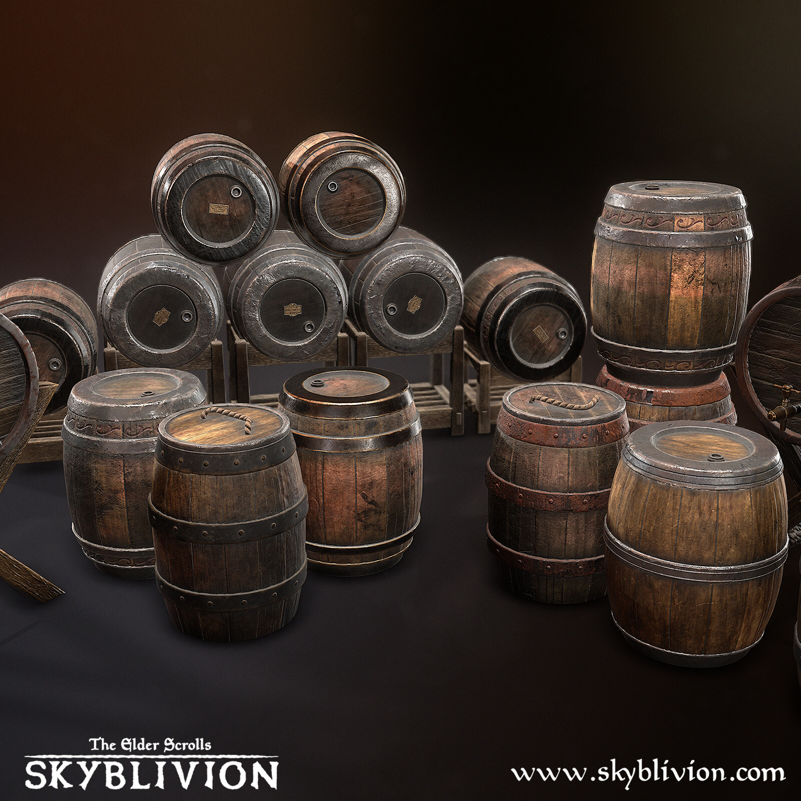 ArtStation - Medieval Barrels