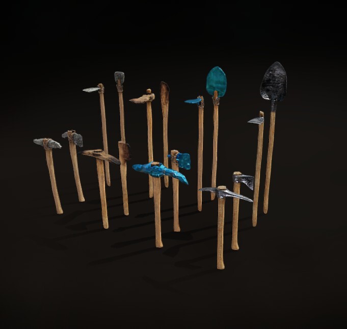 ArtStation - Tad more realistic Minecraft Tools