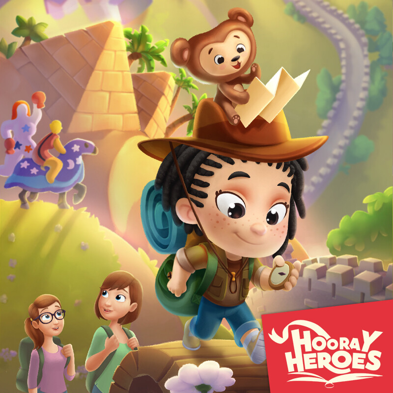 ArtStation - Hooray Heroes - Grow Up - Globetrotter