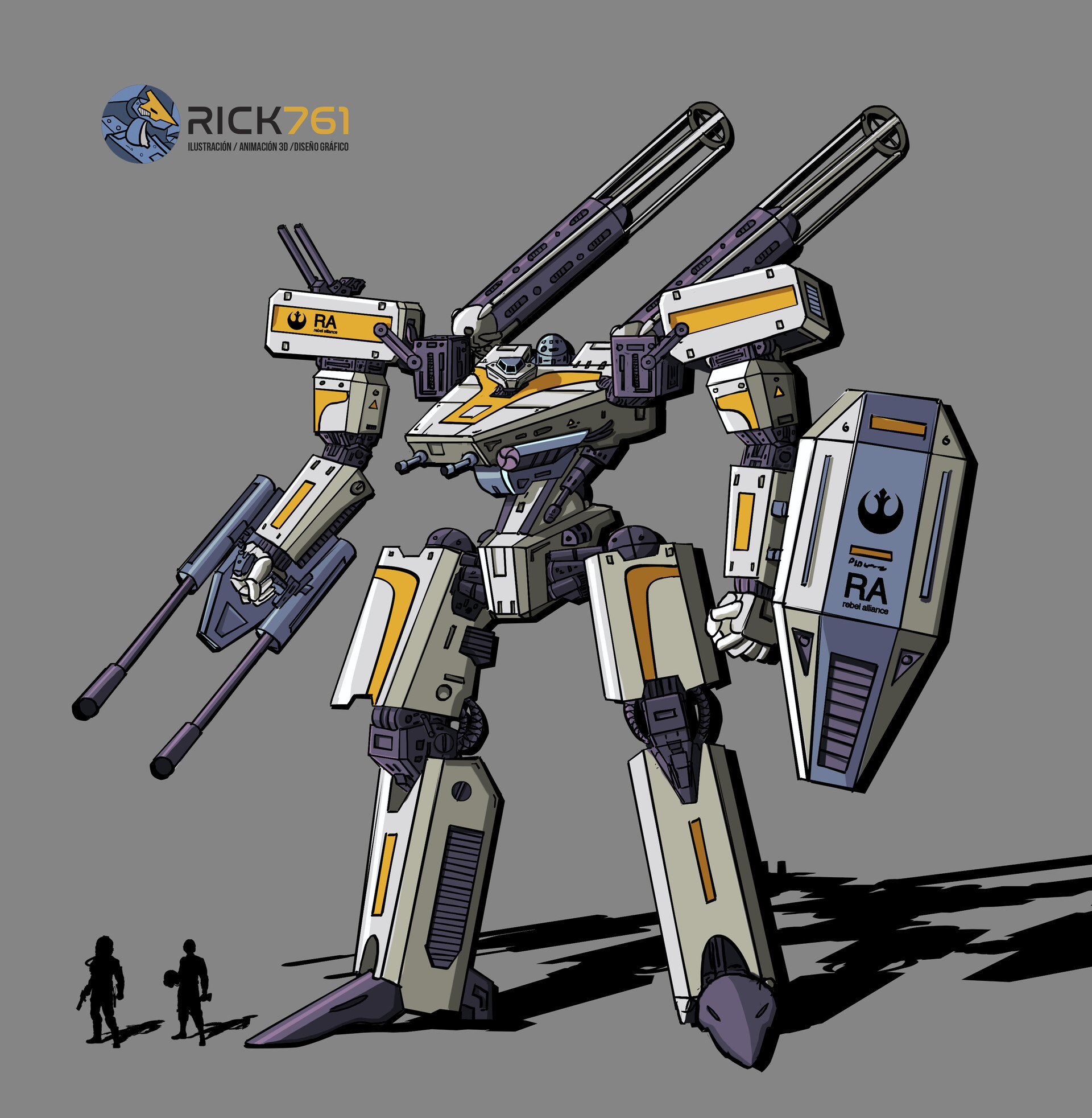 ArtStation - mecha Y-wing