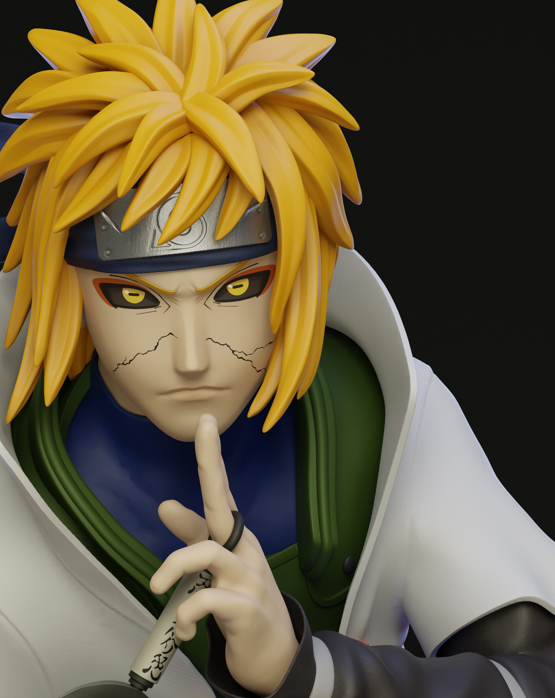 ArtStation - Minato Namikaze Edo Tensei - Naruto FanArt