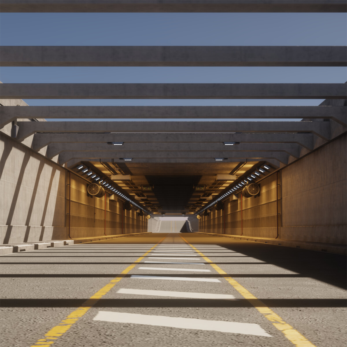 ArtStation - Modular Road Tunnel