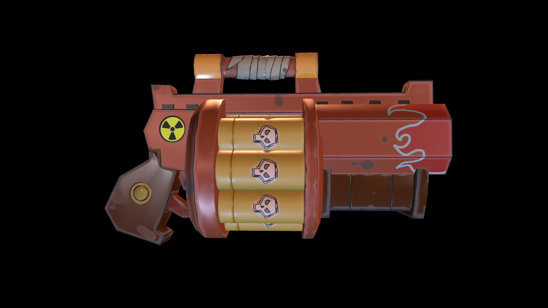 ArtStation - Low poly gun