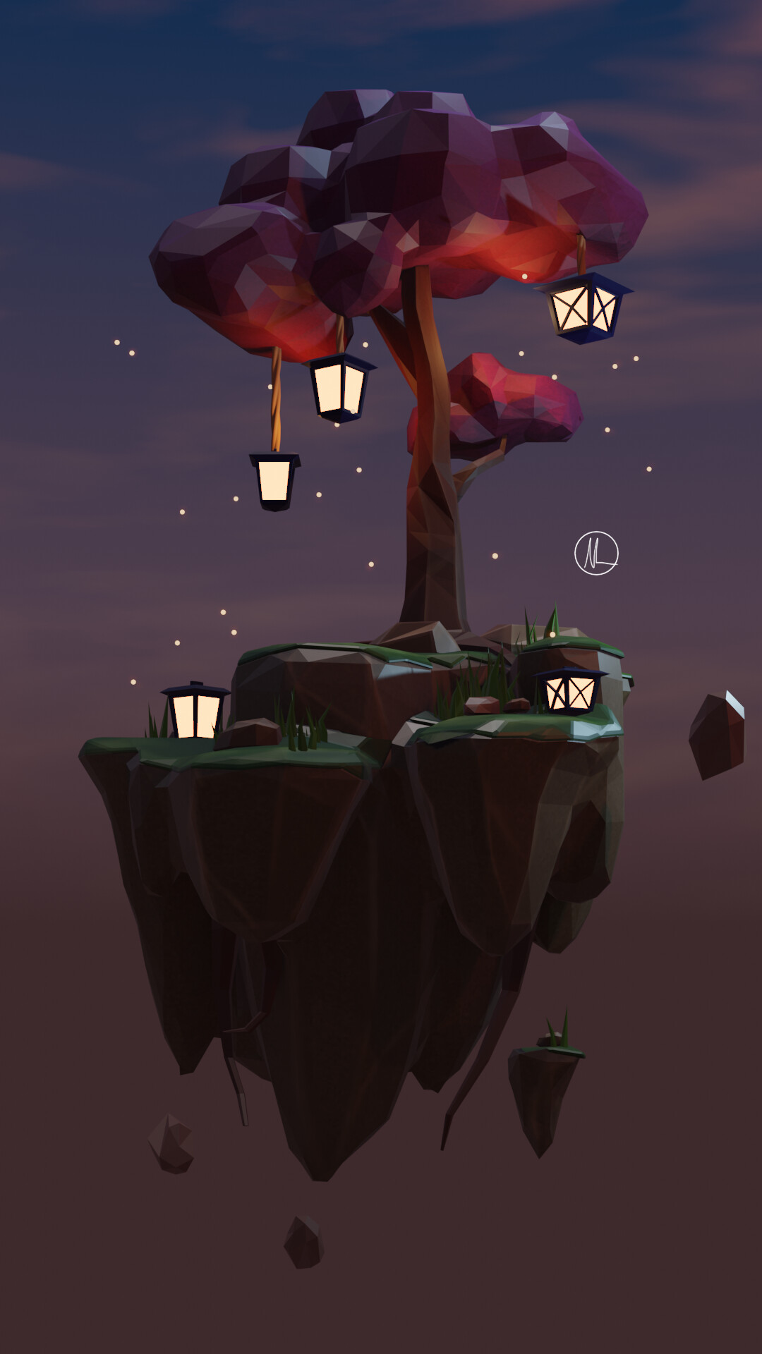 ArtStation - Floating island