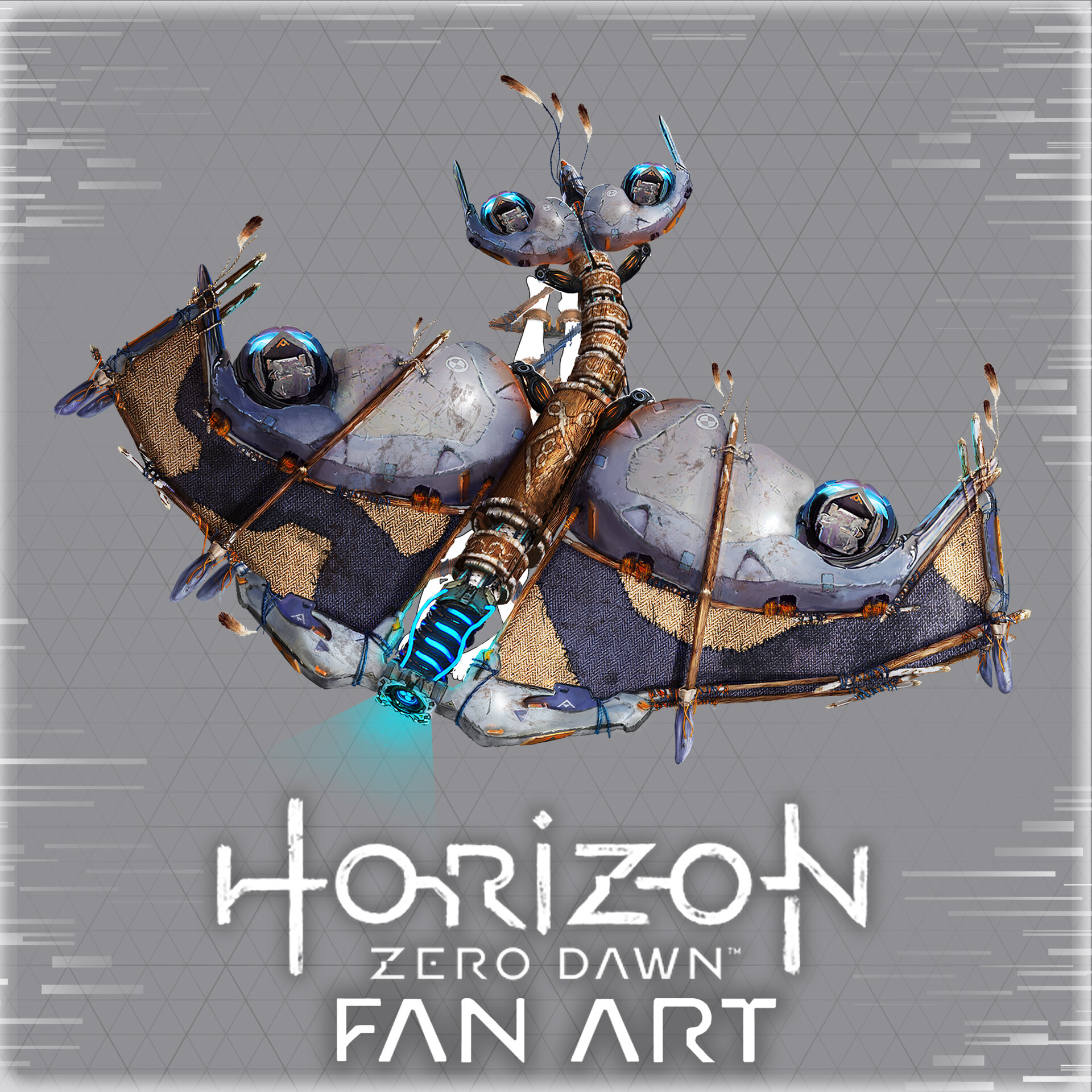 ArtStation - Nora glider concept - HZD fanart