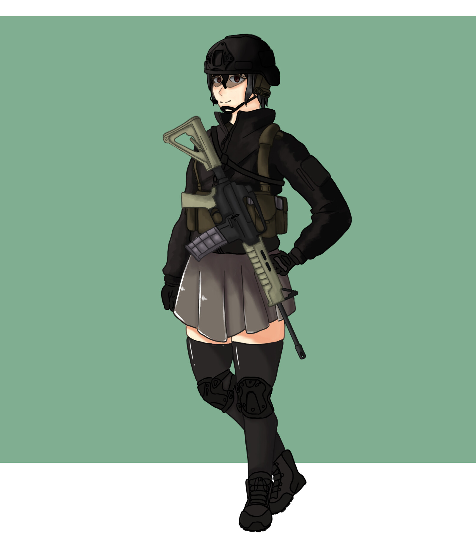 ArtStation - Tactical girls