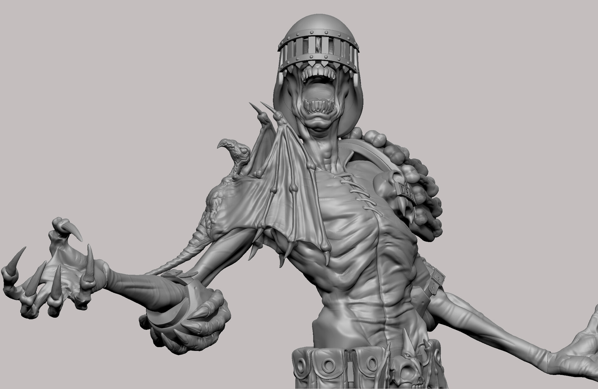 ArtStation - Judge Death - From Judge Dredd series - 1/4th scale ...