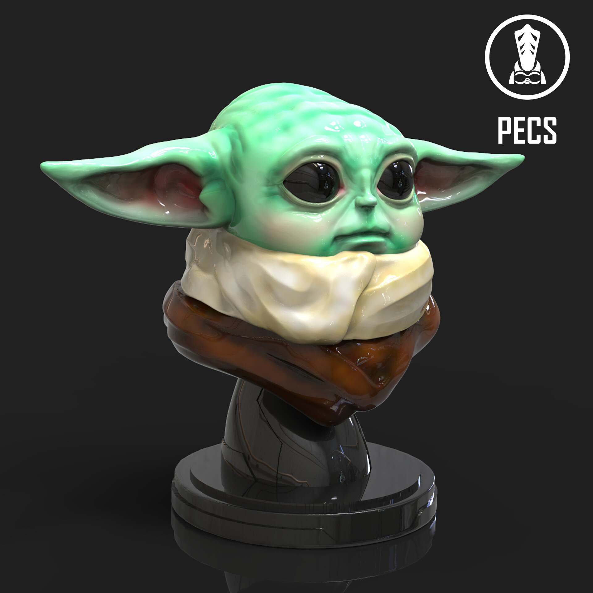 ArtStation - BABY YODA BUSTE